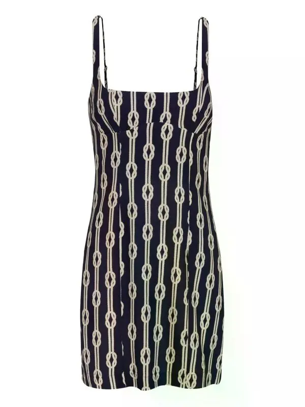 LENNY NIEMEYER Patterned Mini Dress - Blue
