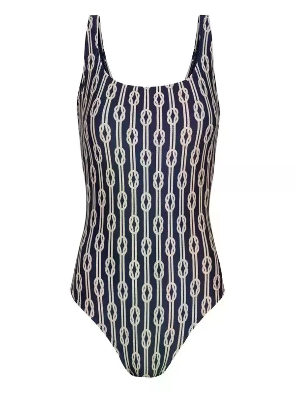 LENNY NIEMEYER Patterned One-piece Swimsuit - Blue