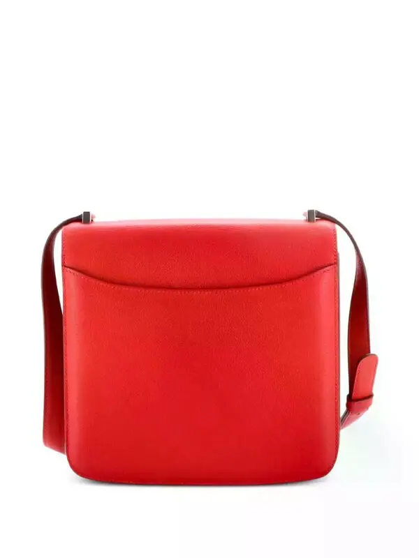 Hermès 2002 Evercolor 20 Shoulder Bag - Red