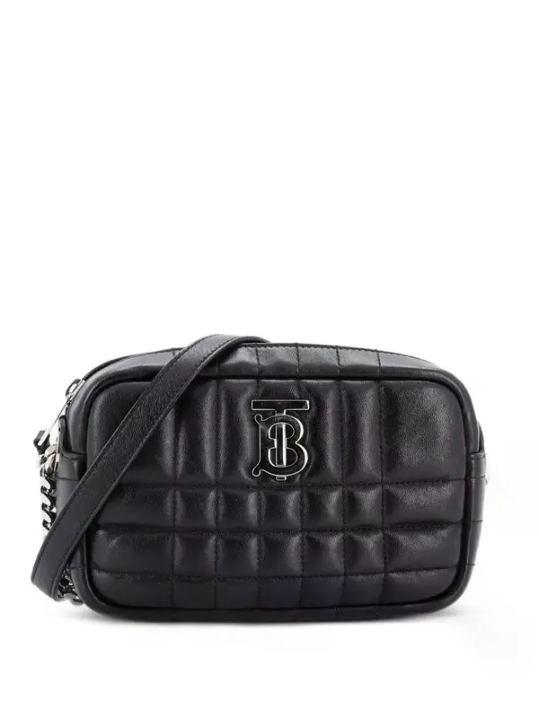 Burberry Lola Camera Bag Quilted Leather Mini Crossbody Bag