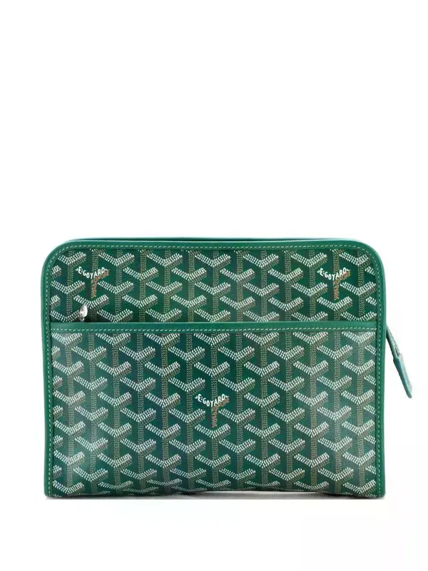 Goyard Jouvence Toiletry Pouch Coated Canvas Mm - Green