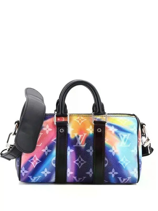 LOUIS VUITTON Keepall Bandouliere Xs Crossbody Bag Monogram Sunset Canvas Limited Edition - Multicolour