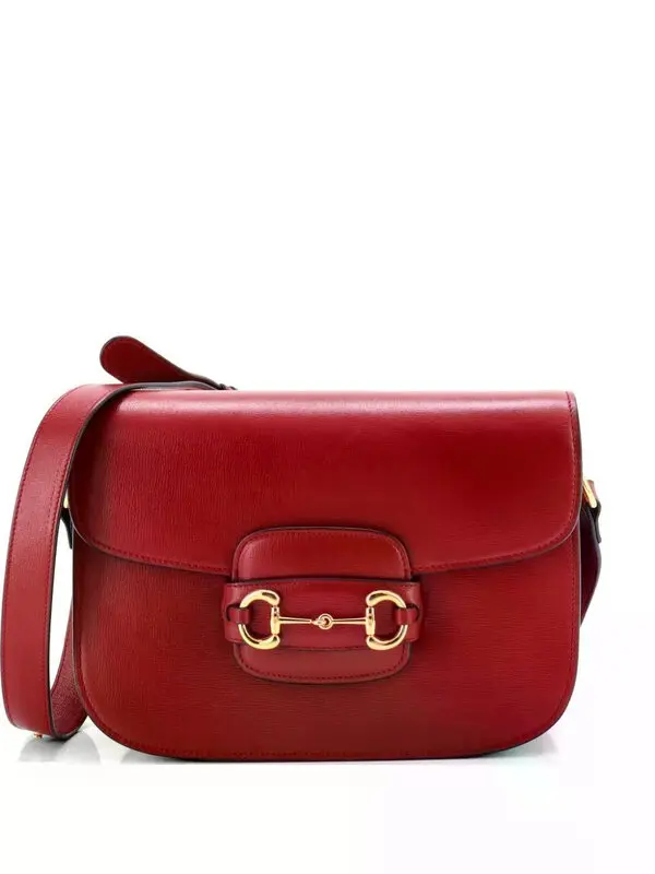 Gucci Horsebit 1955 Small Shoulder Bag - Red