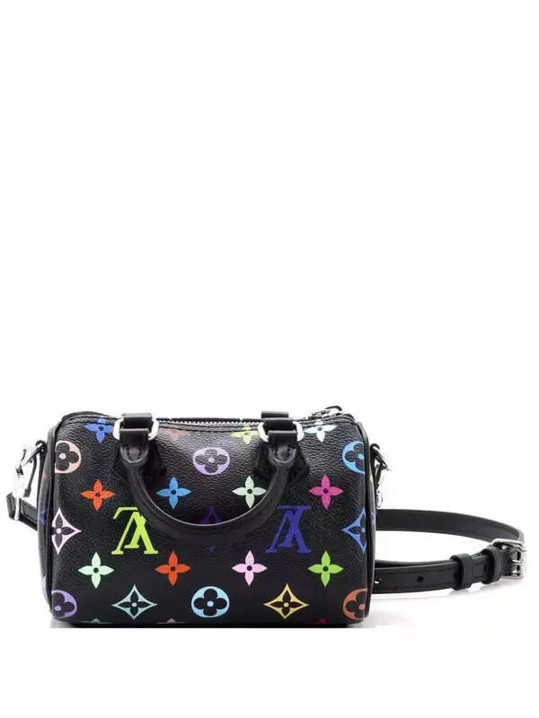 LOUIS VUITTON X Takashi Murakami Speedy Bandouliere Nm Nano Satchel - Black