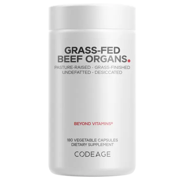 CODEAGE Grass-fed Beef Organs Freeze-dried Glandular Supplement - One-color