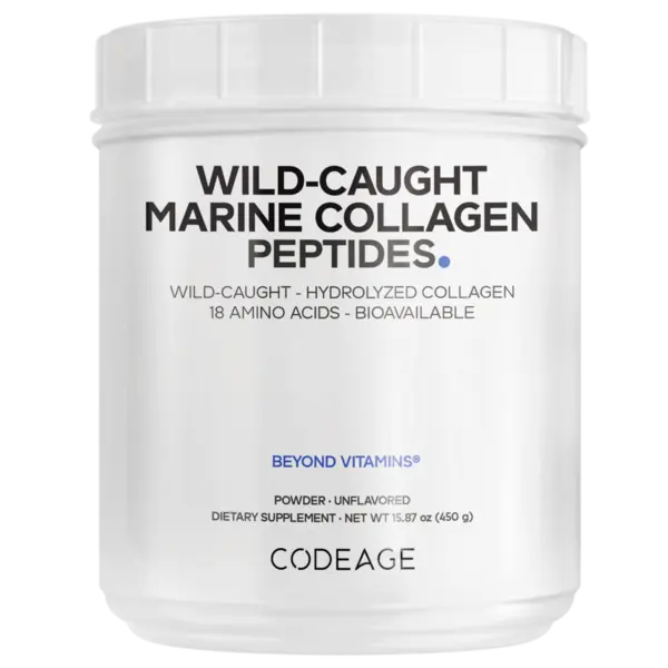 CODEAGE Marine Collagen Powder With Wild-caught Fish Peptides - One-color