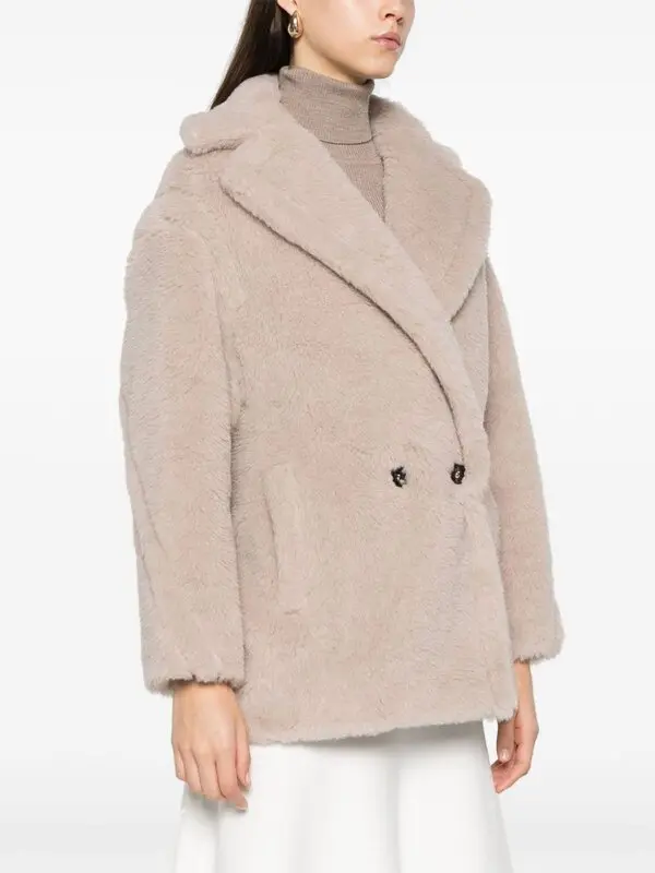 Max Mara Olga Wool Coat - Beige
