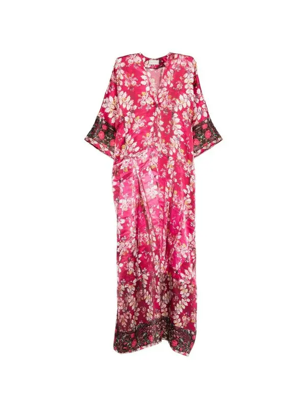 PIERRE-LOUIS MASCIA Printed Silk Dress - Pink