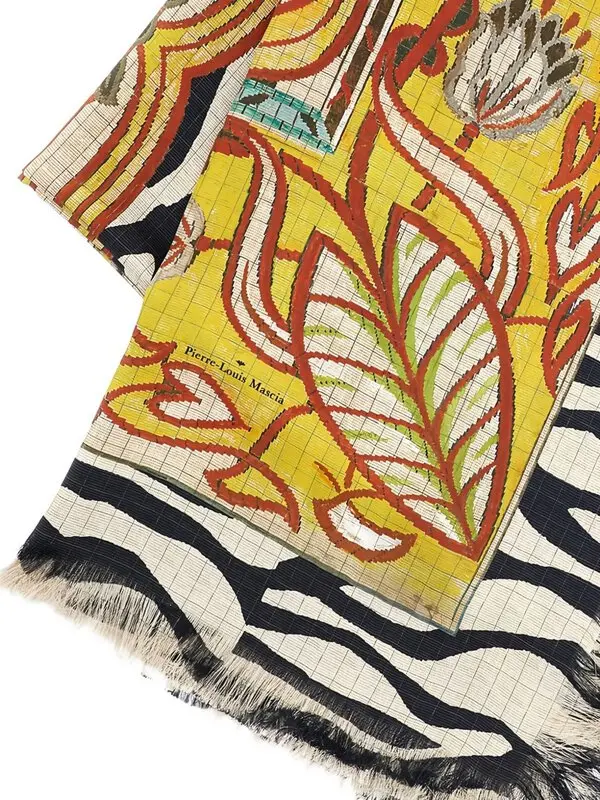 PIERRE-LOUIS MASCIA Printed Silk Scarf