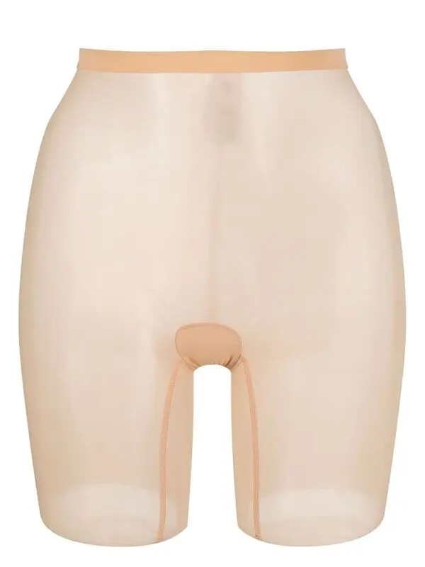 Wolford Tulle Shaping Shorts - Beige