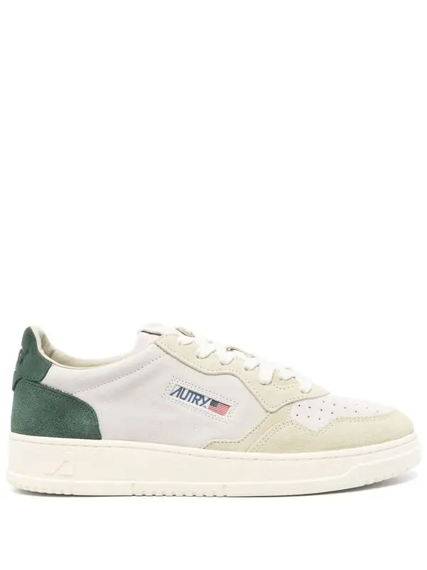 AUTRY Medialist Low Leather Sneakers - Green