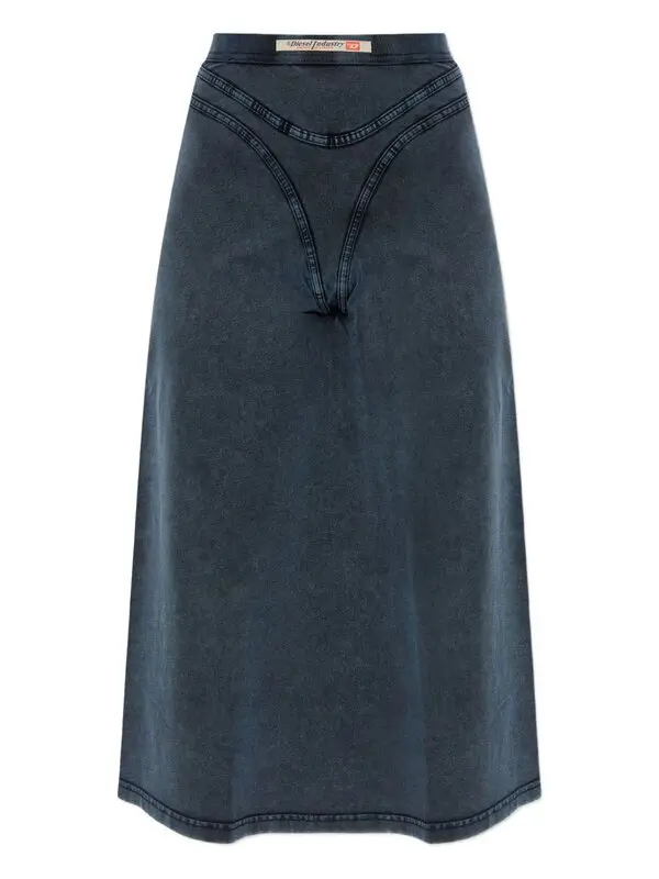 DIESEL® Denim Midi Skirt - Blue