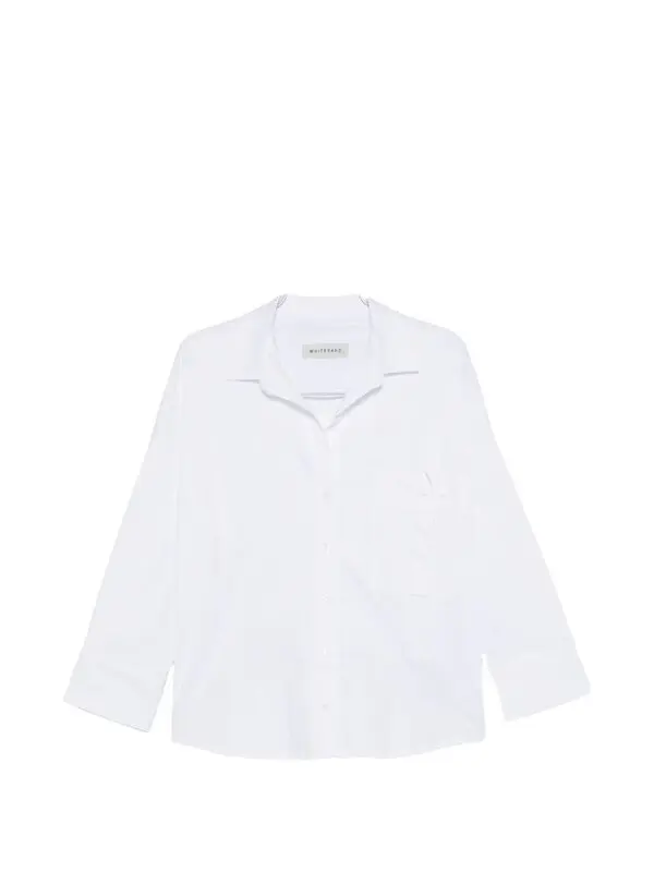 WHITE SAND Cotton Shirt - White