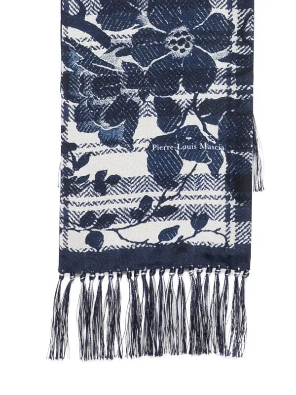 PIERRE-LOUIS MASCIA Printed Silk Scarf