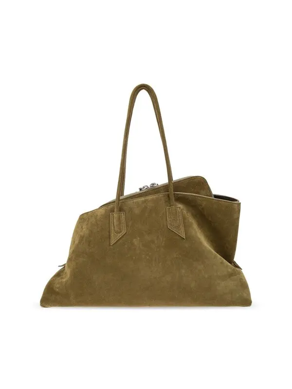 Attico La Passeggiata Leather Shoulder Bag - Green