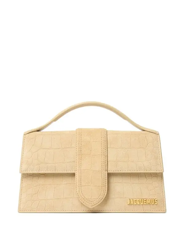 Jacquemus Le Grand Bambino Leather Handbag - Beige