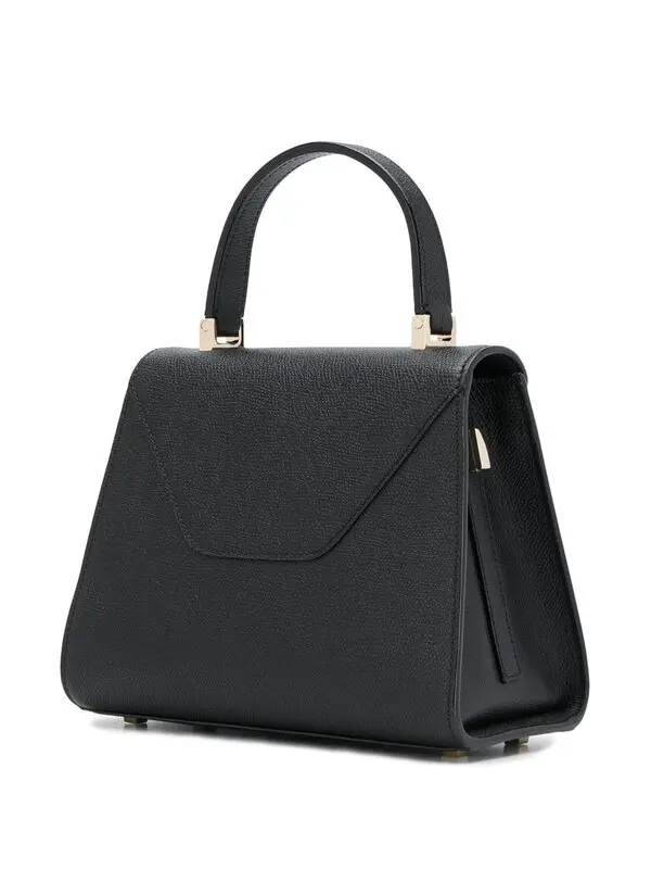 VALEXTRA Iside Mini Leather Handbag - Black