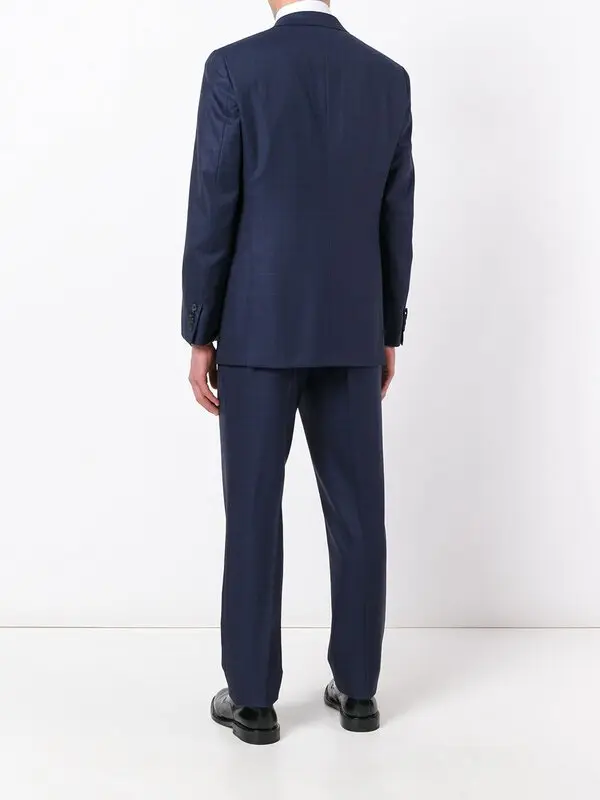 Brioni Wool Single-breasted Suit - Blue