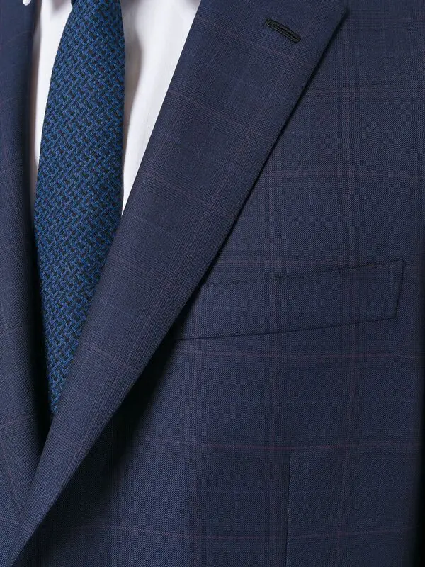 Brioni Wool Single-breasted Suit - Blue