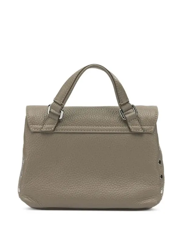 ZANELLATO Postina Daily Giorno Baby Leather Handbag - Grey