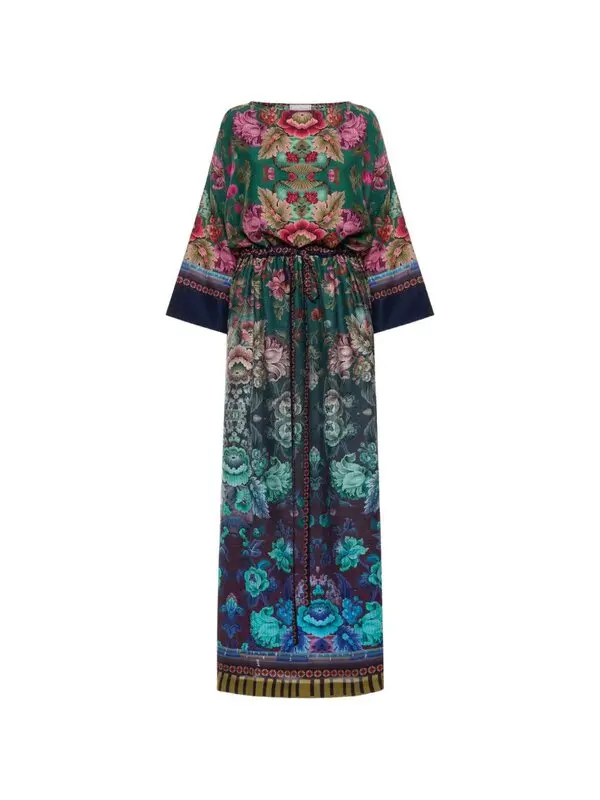 PIERRE-LOUIS MASCIA Printed Silk Maxi Dress - Multi