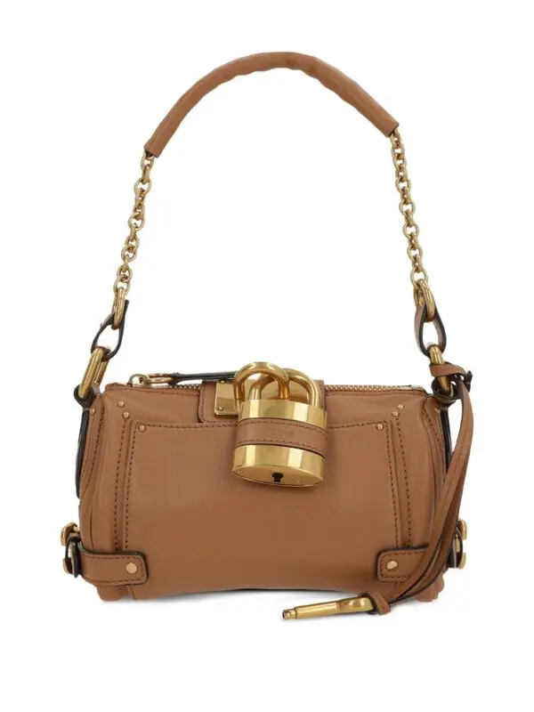 Chloé Paddington Small Leather Shoulder Bag - Brown