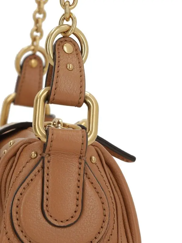 Chloé Paddington Small Leather Shoulder Bag - Brown