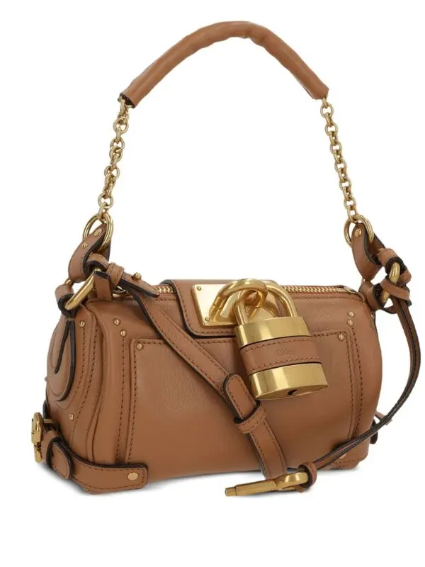 Chloé Paddington Small Leather Shoulder Bag - Brown