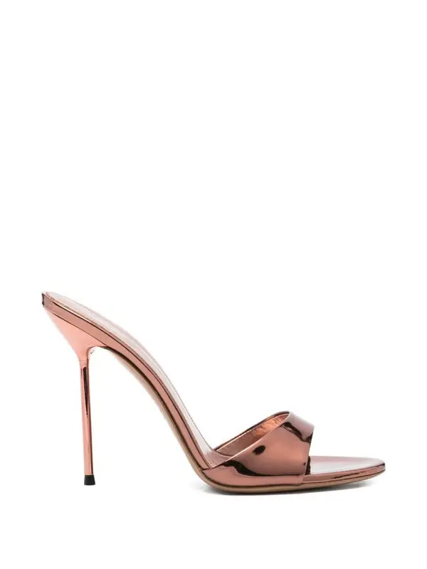 Paris Texas Lidia Patent Leather Heel Sandals - Pink
