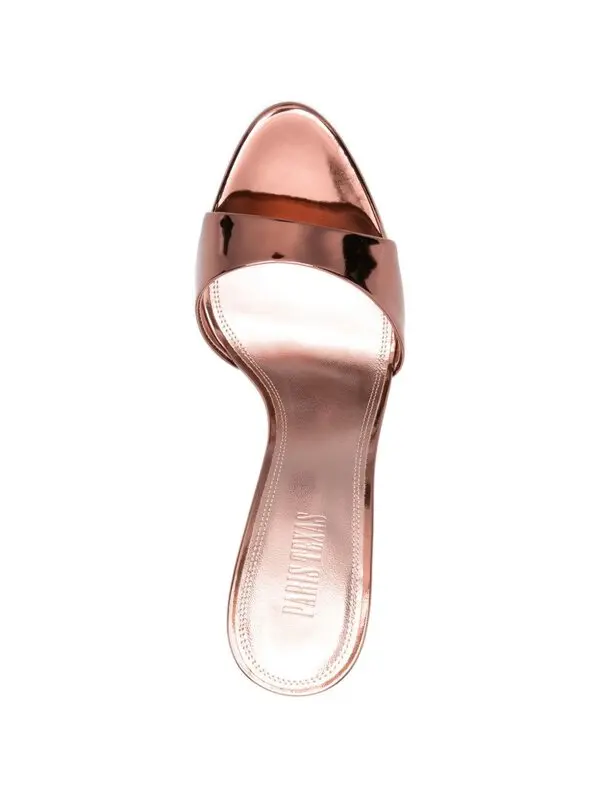 Paris Texas Lidia Patent Leather Heel Sandals - Pink