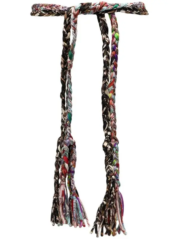 PIERRE-LOUIS MASCIA Printed Silk Belt