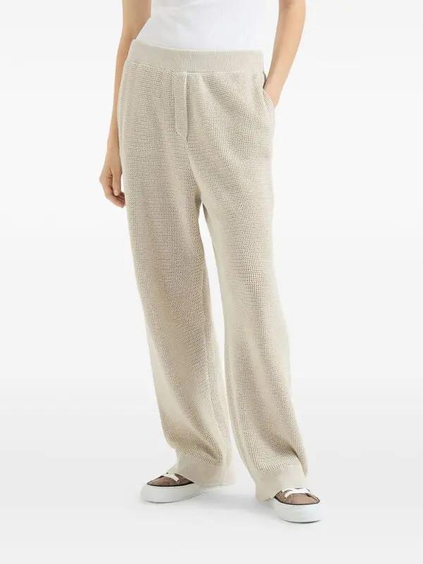 Brunello Cucinelli Cotton Trousers - Beige