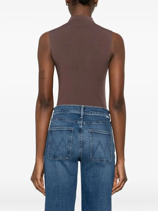 Wolford High-neck Bodysuit - Brown