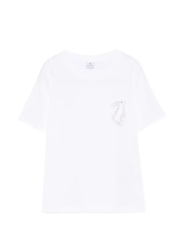 Paul Smith Cotton T-shirt With Print - White