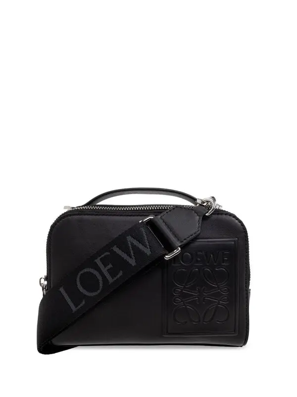 Loewe Camera Mini Leather Crossbody Bag - Black