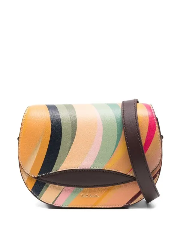 Paul Smith Swirl Leather Crossbody Bag - Multi