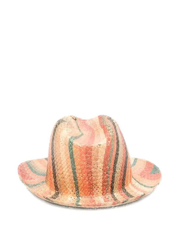 Paul Smith Swirl Straw Hat - Beige