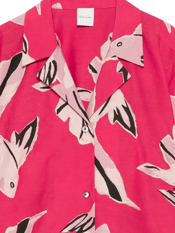 Paul Smith Printed Cotton Shirt
