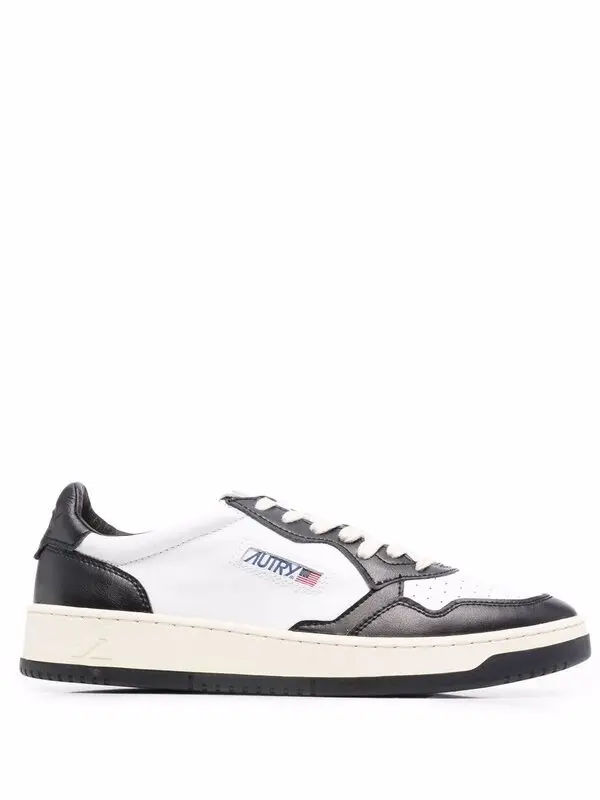 AUTRY Medialist Low Leather Sneakers - Black