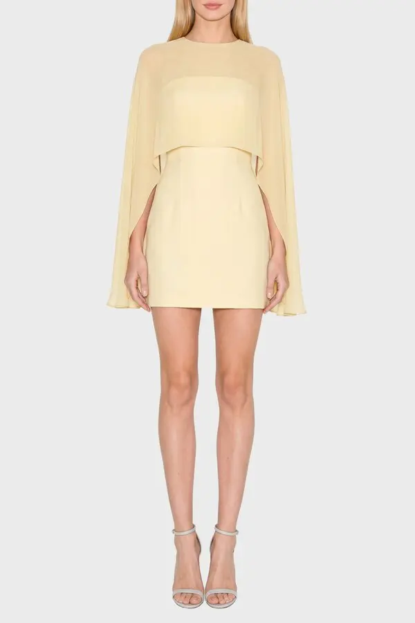 Amanda Uprichard Berkshire Mini Dress - Cornsilk