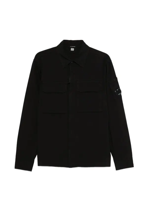 C.P. COMPANY Organic Cotton Overshirt - Black