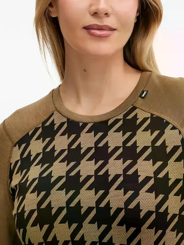 Helly Hansen Lifa Houndstooth-pattern Base Layer