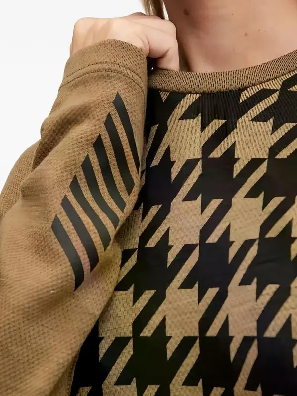 Helly Hansen Lifa Houndstooth-pattern Base Layer