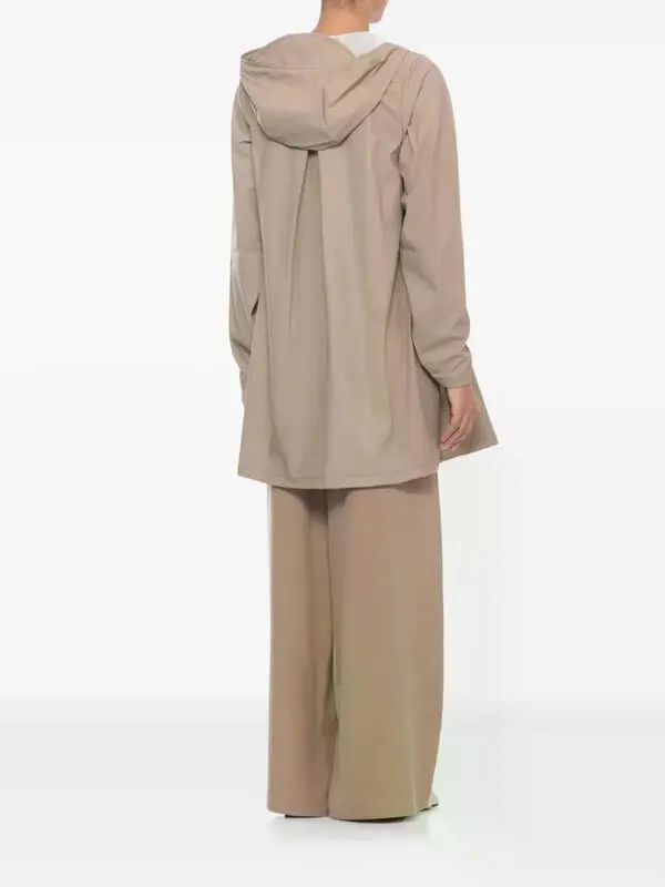 Rains Hooded A-line Coat