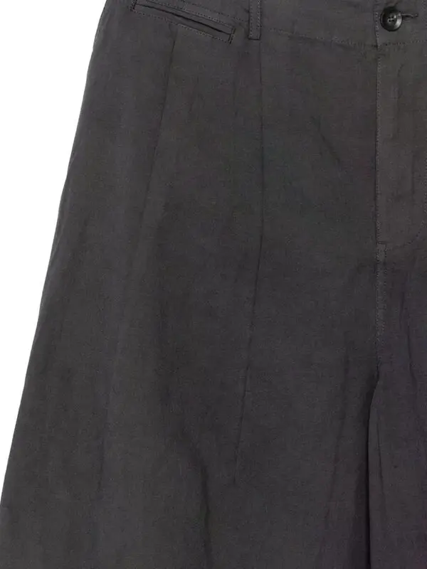 CROQUIS Tapered Trousers With Drawstring