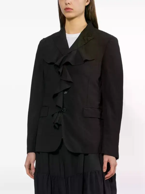 Comme Des Garçons Ruffled Blazer