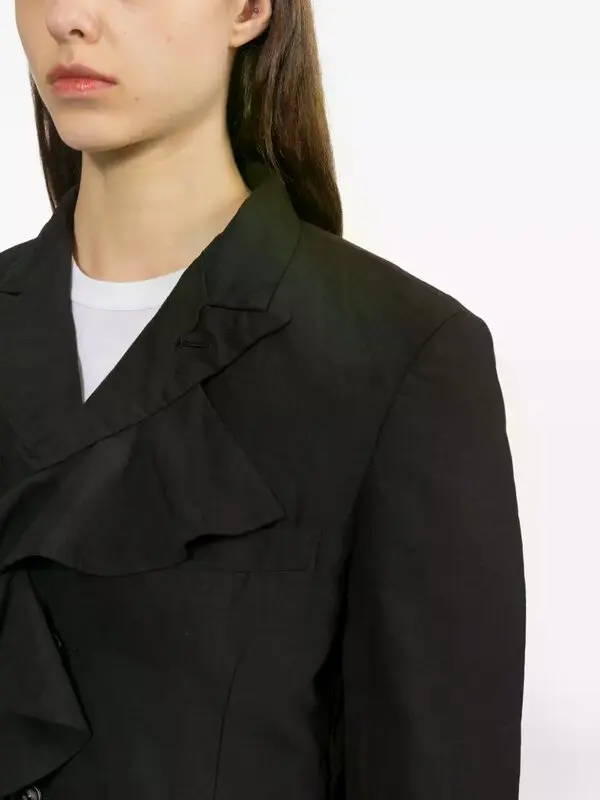 Comme Des Garçons Ruffled Blazer