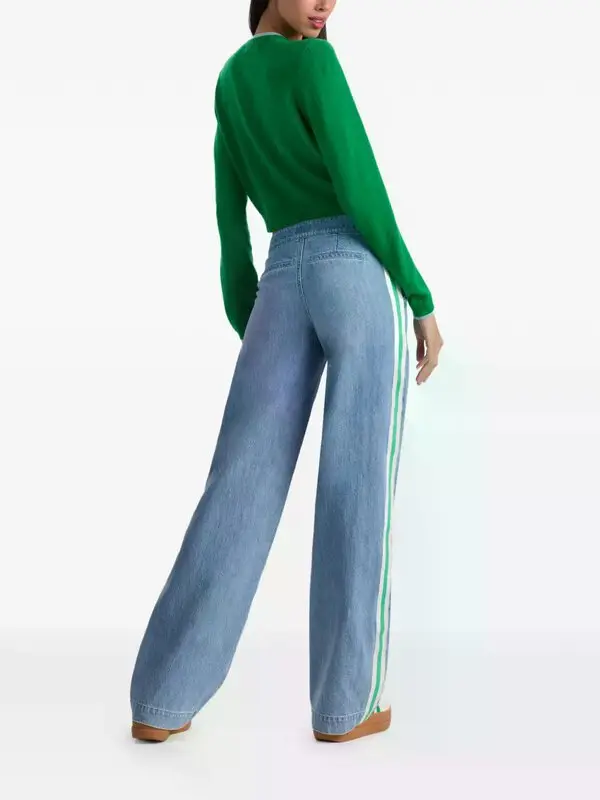 Alice + Olivia Xander Stripe Jeans