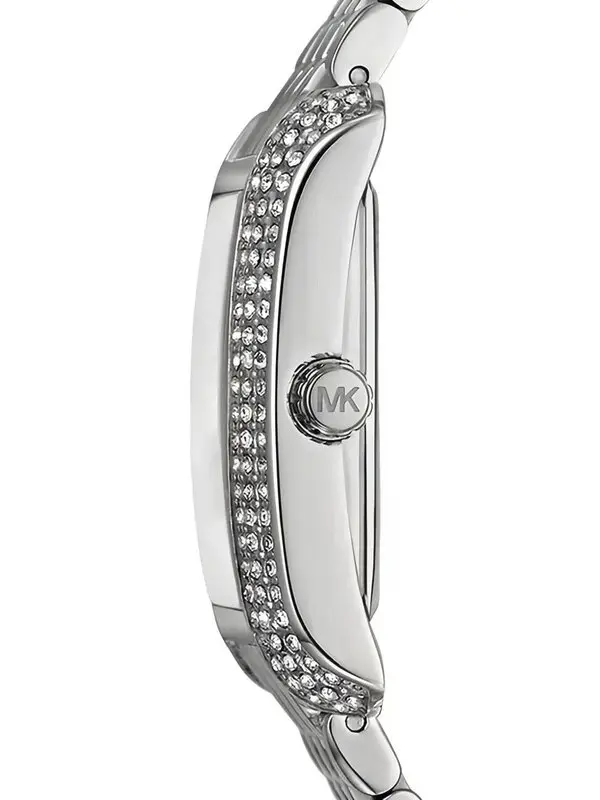 Michael Kors Embellished Rectangular Watch