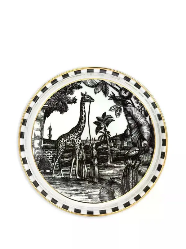 SIMONE GUIDARELLI HOME Sunset Safari Salad Bowl - Black